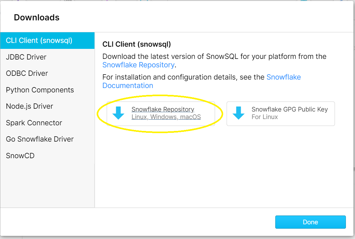 Install snowSQL on Linux – SNOWDBA