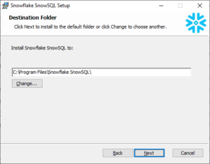 Install snowSQL on Windows – SNOWDBA