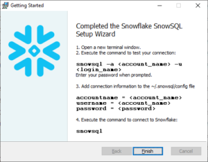 Install snowSQL on Windows – SNOWDBA
