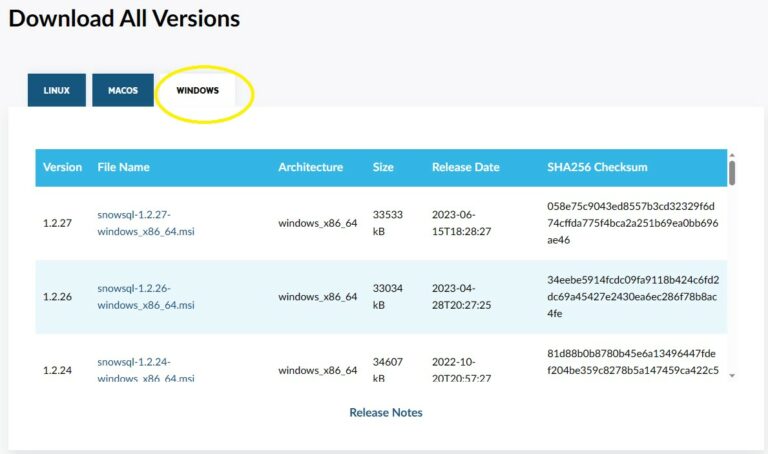 Install snowSQL on Windows – SNOWDBA