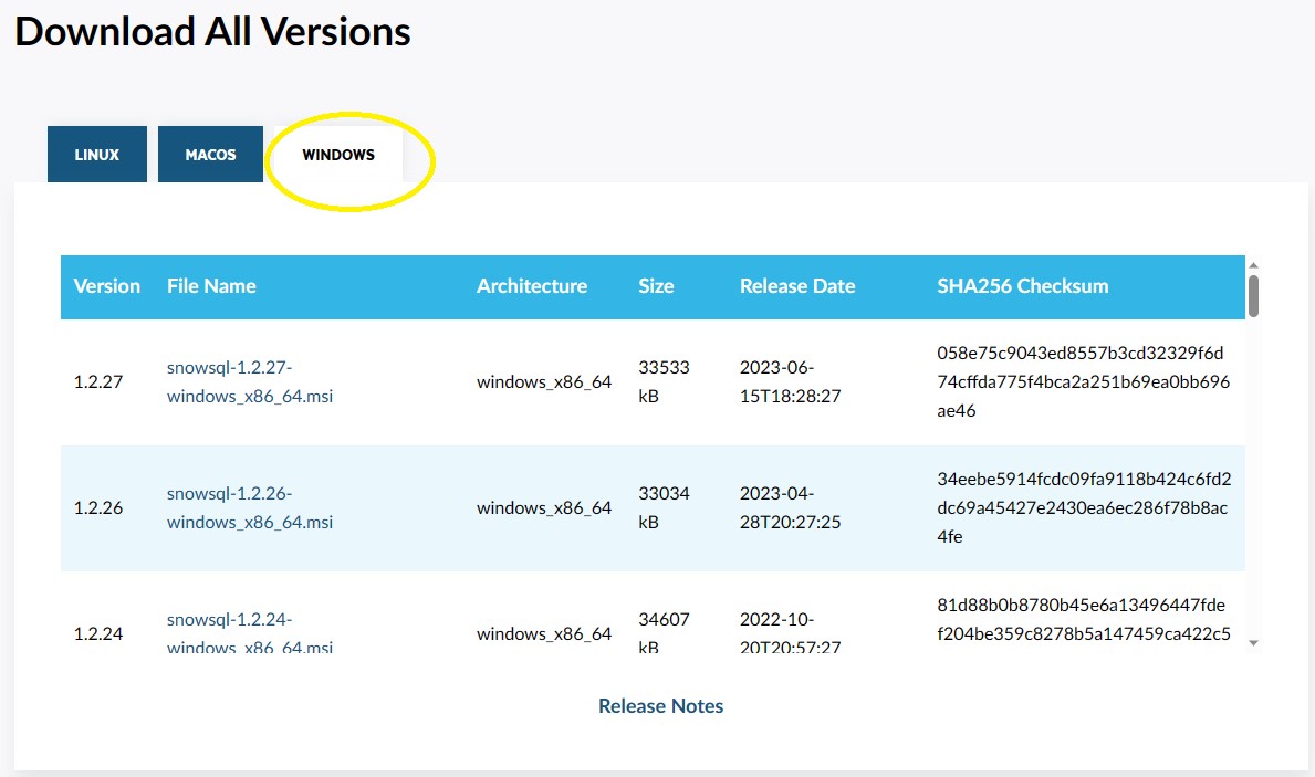 Install snowSQL on Windows – SNOWDBA