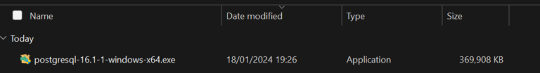Install Postgres 16 on Windows 10 – SNOWDBA