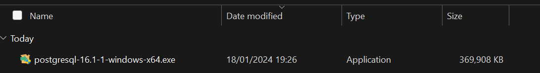 Install Postgres 16 on Windows 10 – SNOWDBA