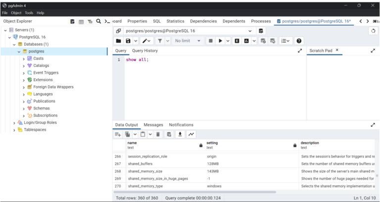 Install Postgres 16 on Windows 10 – SNOWDBA