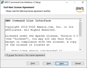 Install AWS cli v2 Windows – SNOWDBA